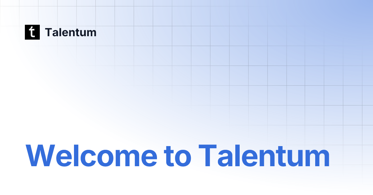 Welcome to Talentum | Talentum